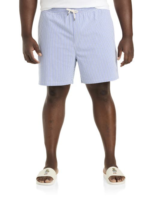Ralph Lauren Traveler Classic Stretch Swim Trunks - Cruise Royal Seersu ...