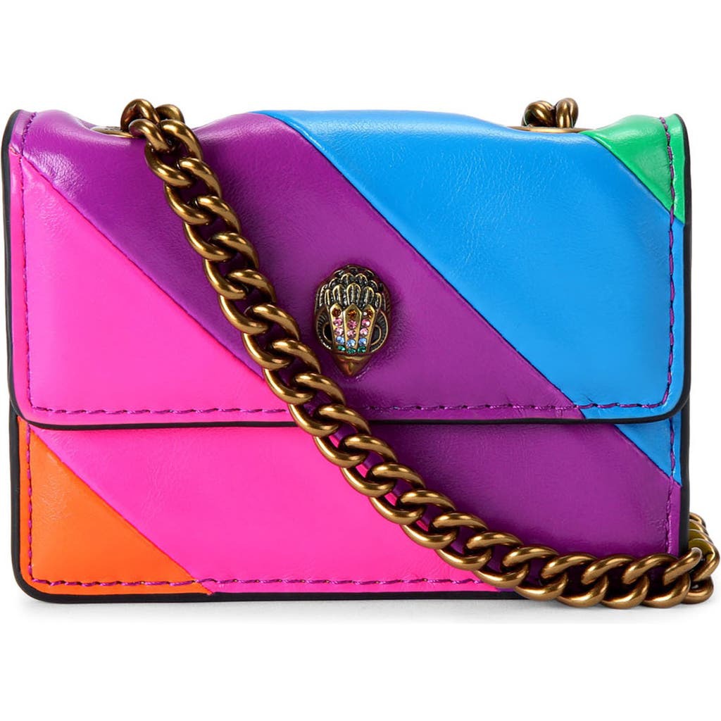 Kurt Geiger Micro Kensington Crossbody Bag - Purple Multi | Editorialist